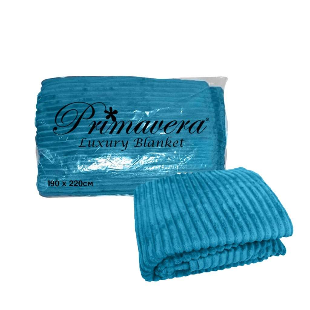 Frazada Primavera Embozada Rayas - Royaltexsa